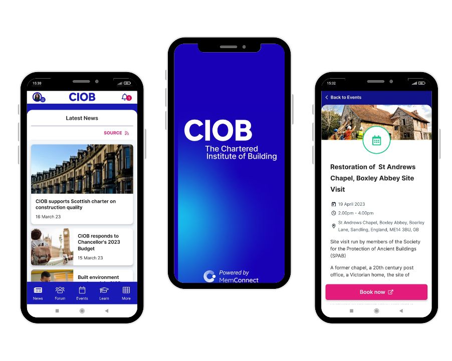 Top five reasons to use the CIOB Connect App | CIOB